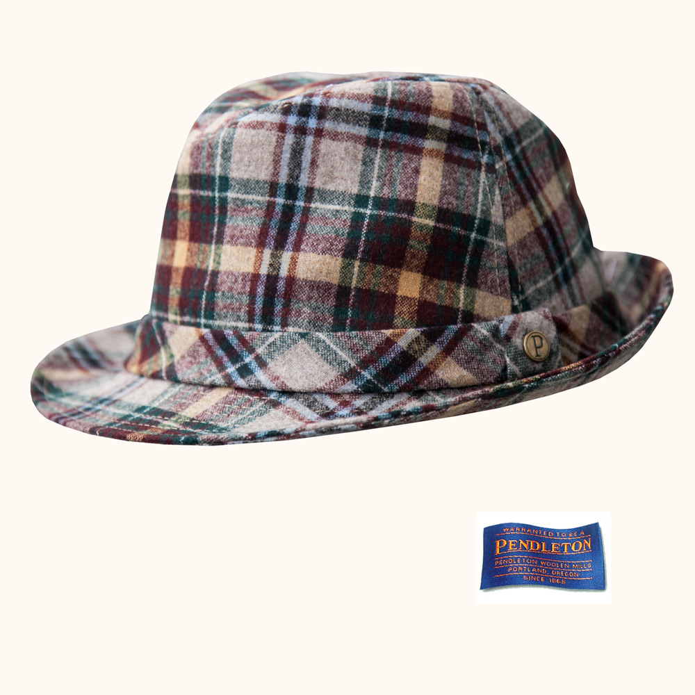 ペンドルトン バージン ウール ハット（ステート オブ オレゴン タータン）/Pendleton Wool Hat(State Of Oregon Tartan) ウールハット・レザーハット ...